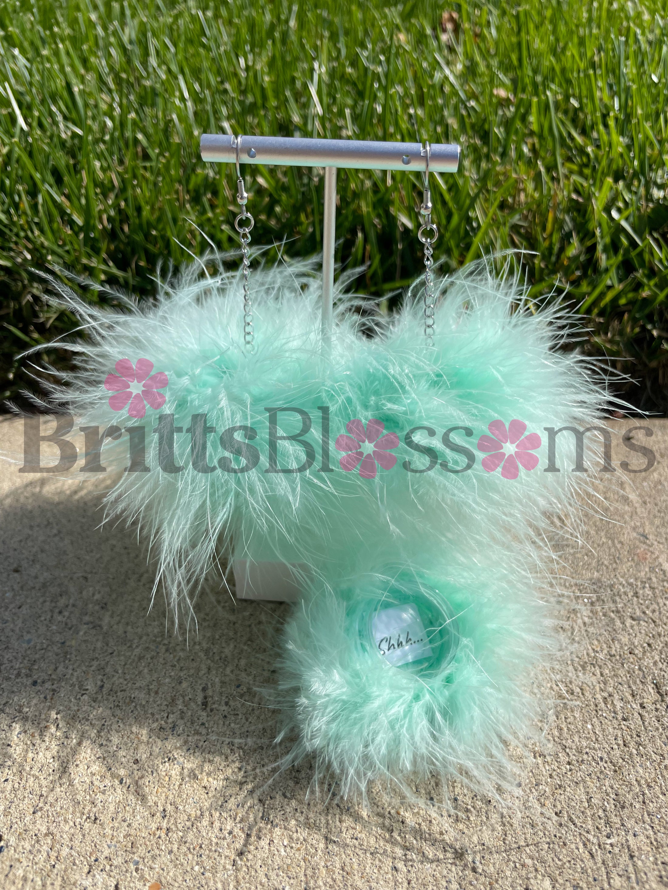 Stash Fluff Earrings – BrittsBlossoms
