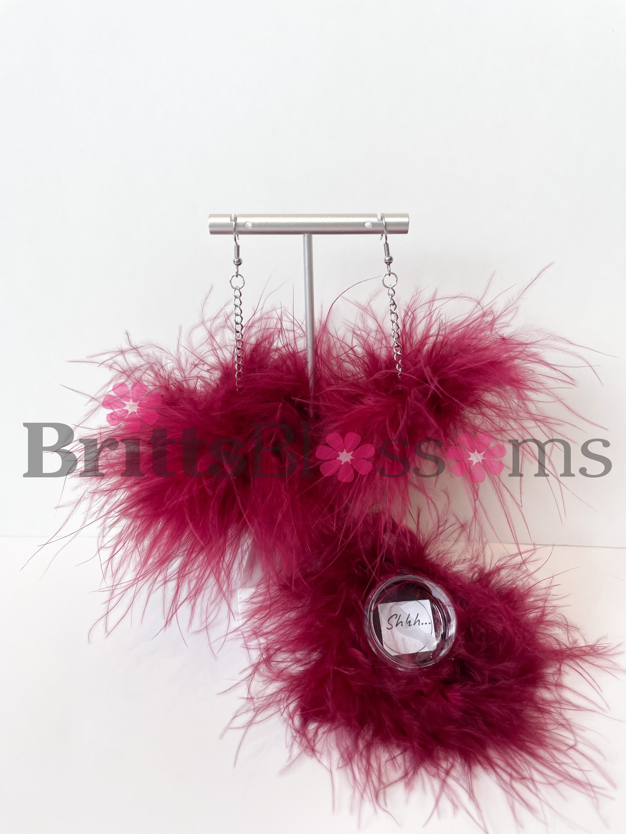 Stash Fluff Earrings – BrittsBlossoms