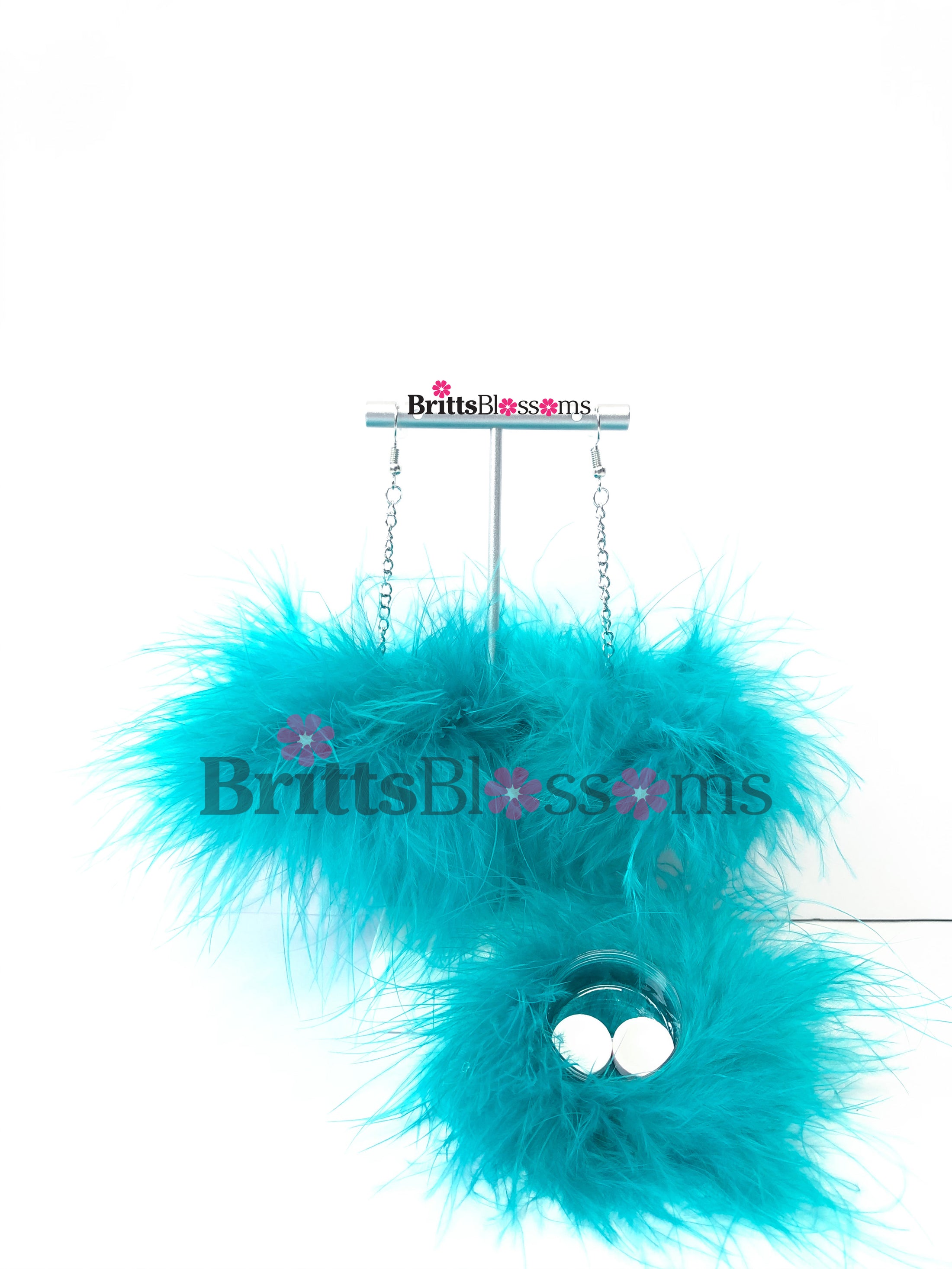 Stash Fluff Earrings – BrittsBlossoms