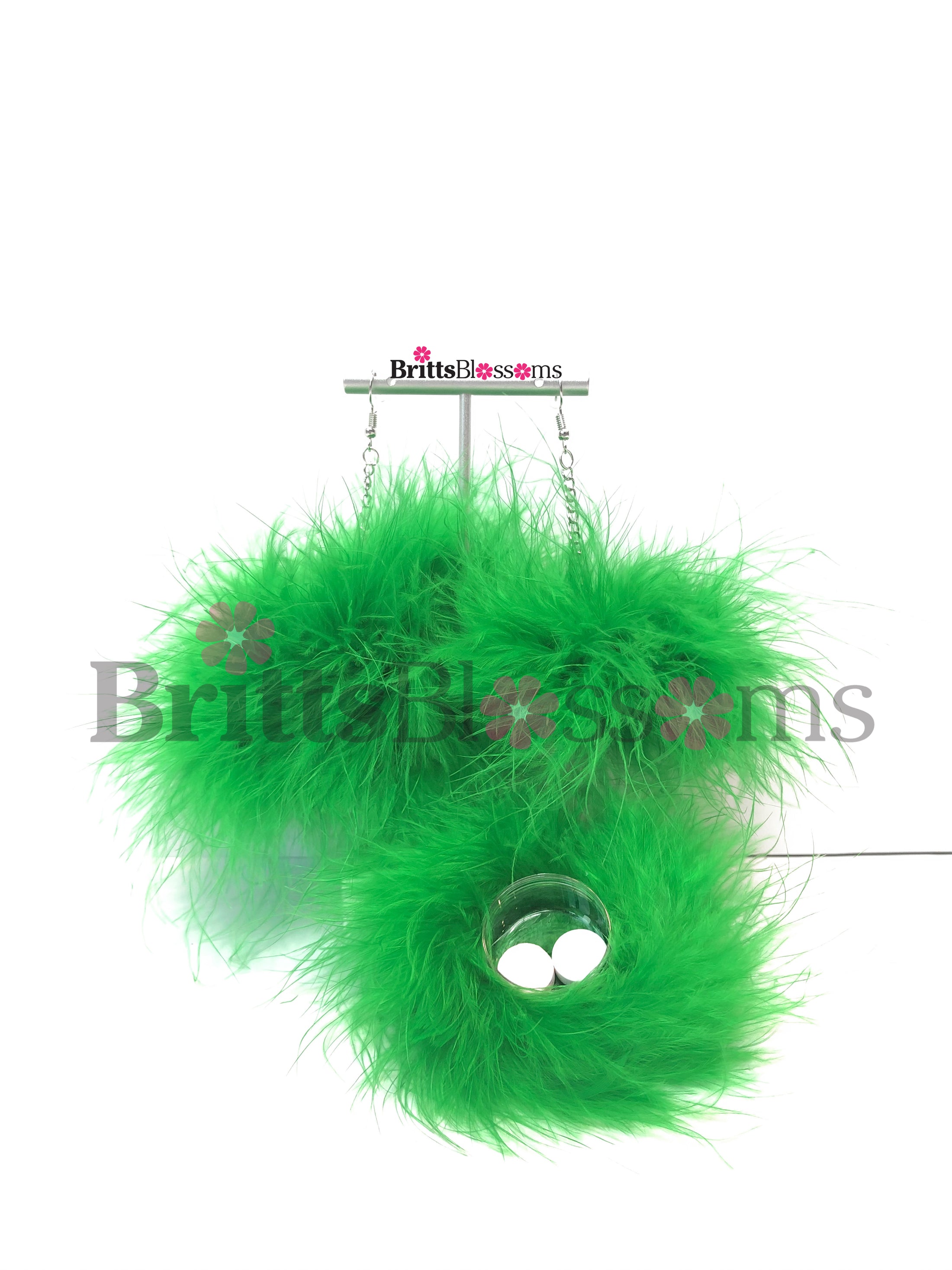 Stash Fluff Earrings – BrittsBlossoms