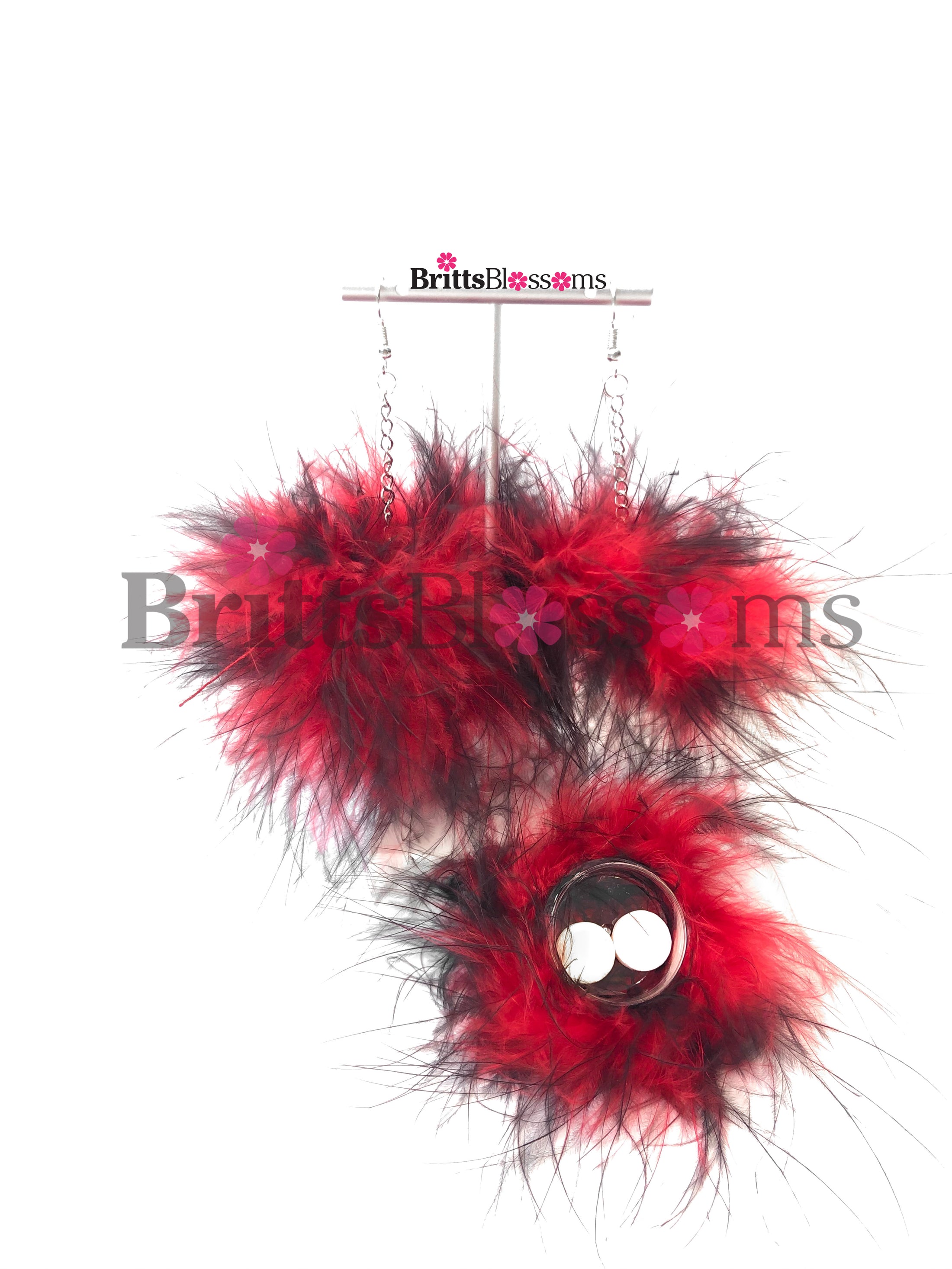 Stash Fluff Earrings – BrittsBlossoms