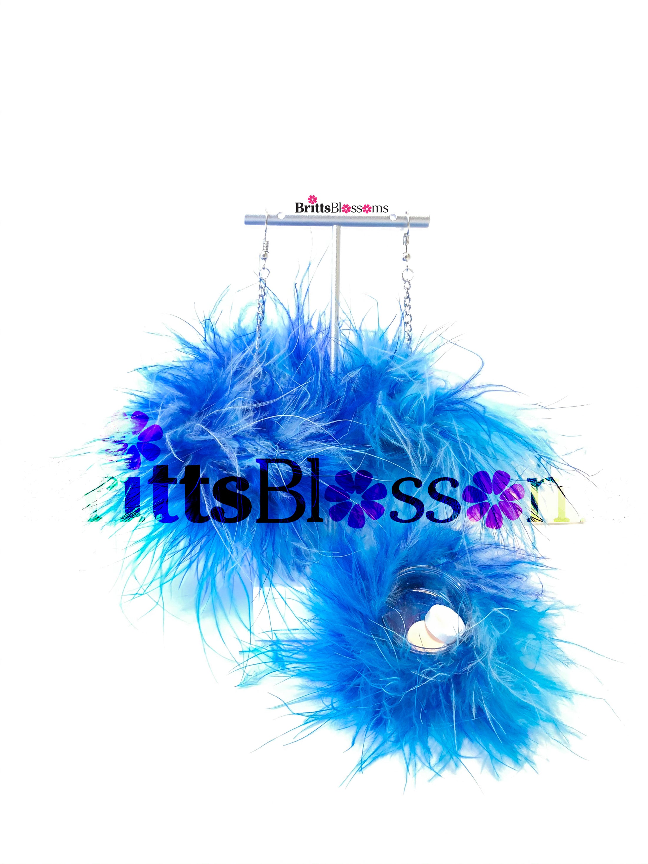 Stash Fluff Earrings – BrittsBlossoms